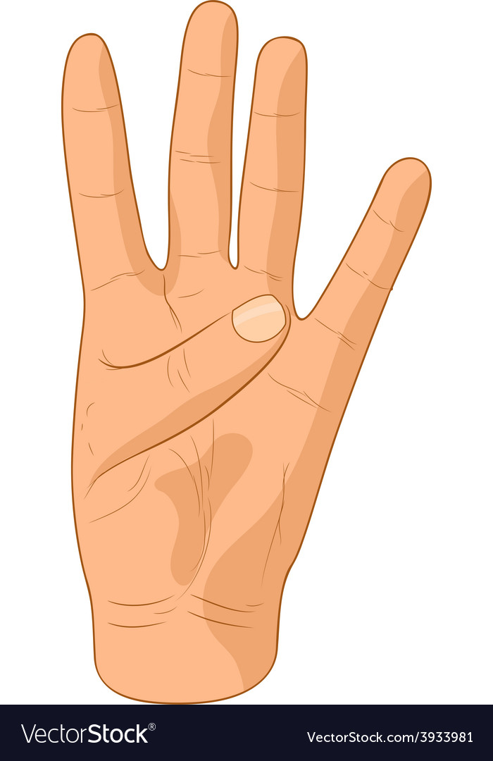 Number four Royalty Free Vector Image - VectorStock