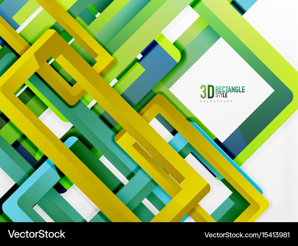 Rectangle tube elements background Royalty Free Vector Image