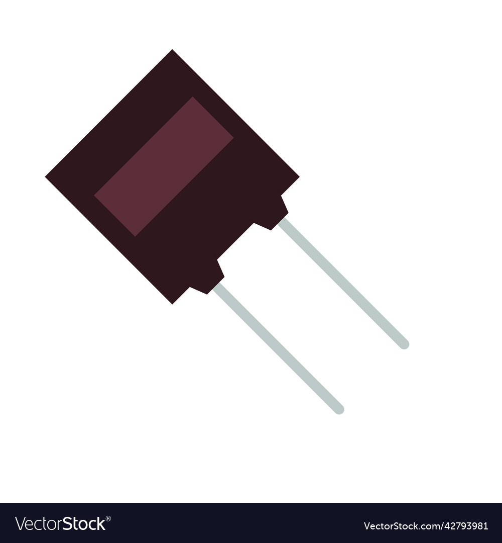 Resistor electrical engineering and electronics Vector Image