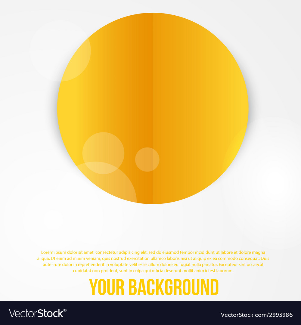 Abstract circles template object web Royalty Free Vector