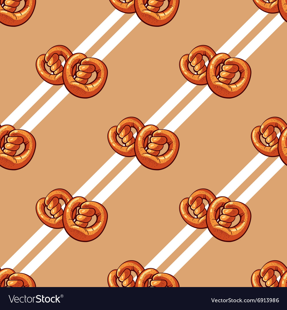 Bagels seamless pattern Royalty Free Vector Image