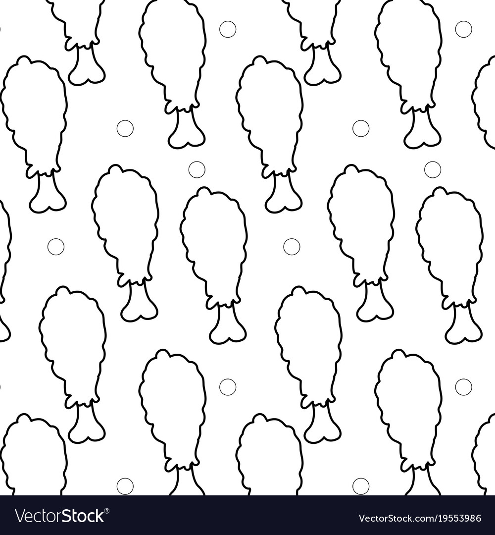 Chicken background design Royalty Free Vector Image