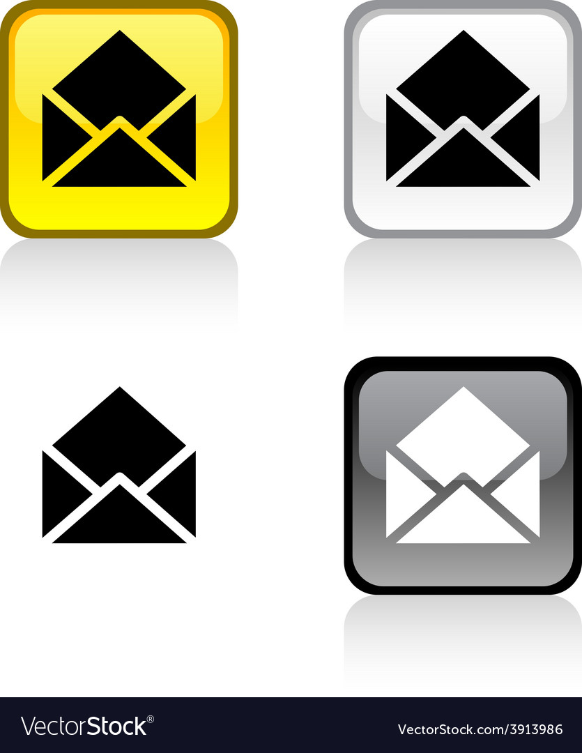 E-mail button Royalty Free Vector Image - VectorStock