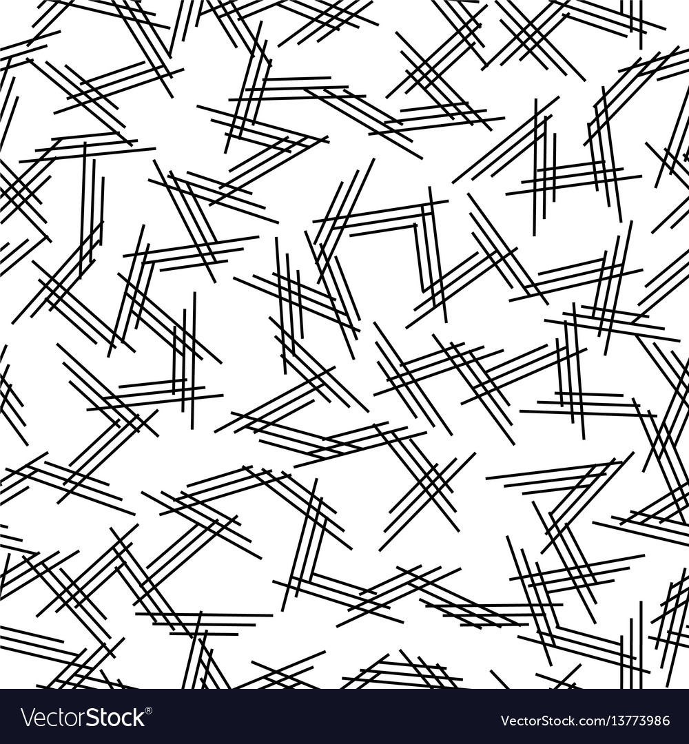 Geometric seamless pattern with lines Royalty Free Vector