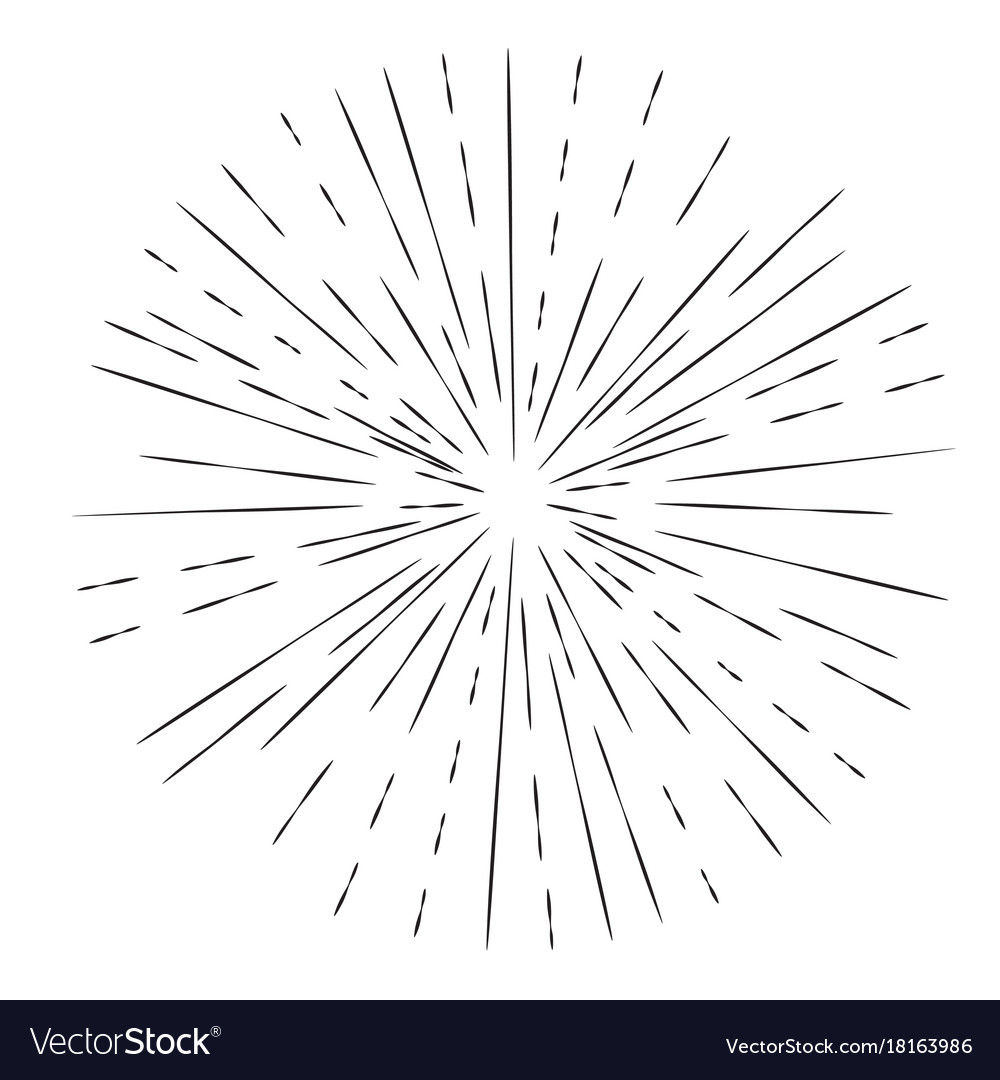 Star burst element Royalty Free Vector Image - VectorStock