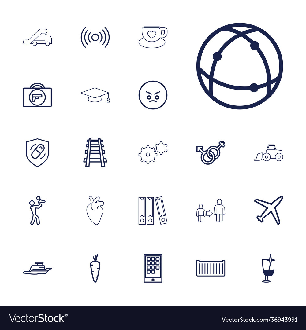 22 icons Royalty Free Vector Image - VectorStock
