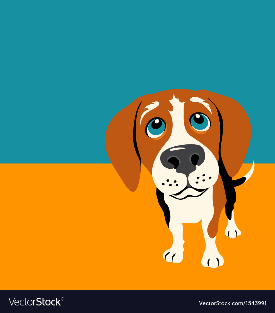 Beagle Royalty Free Vector Image - VectorStock