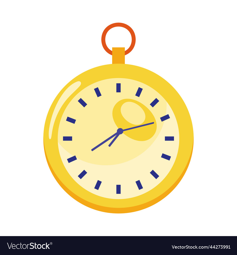 Clock chronometer device Royalty Free Vector Image