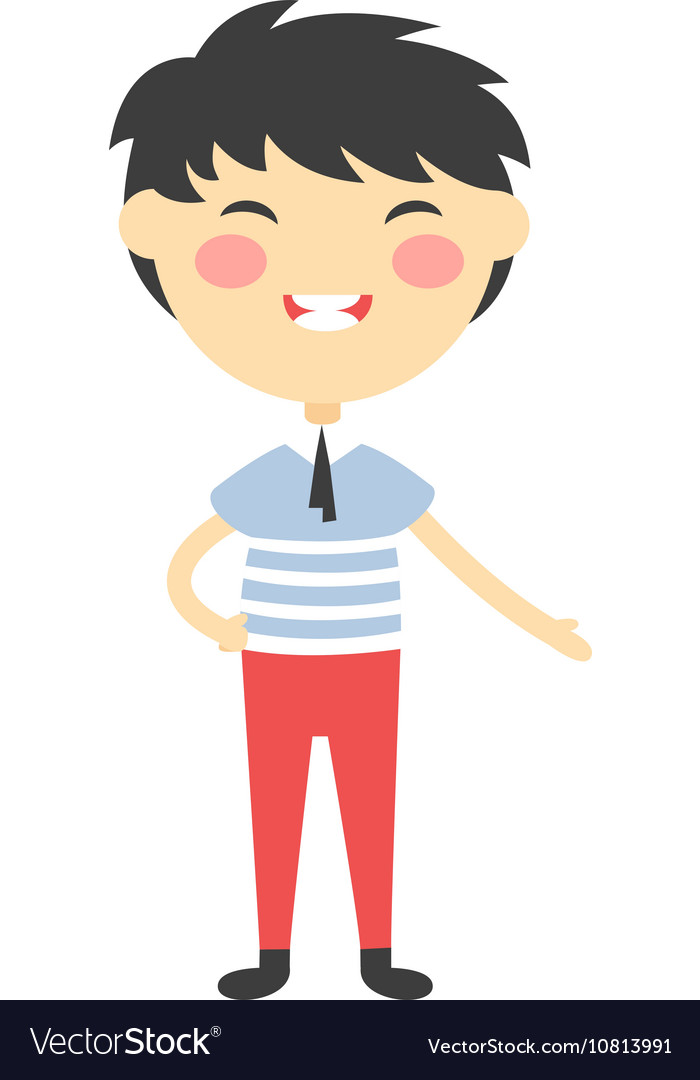 Cute boy Royalty Free Vector Image - VectorStock
