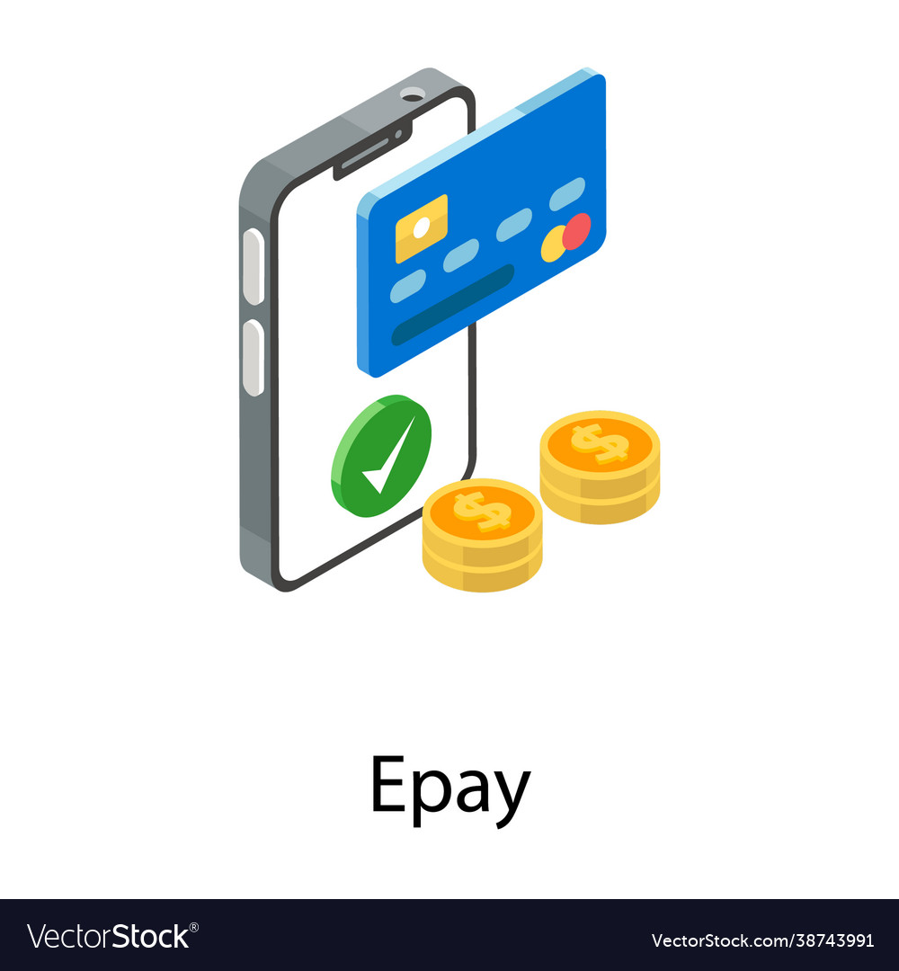 Electronic payment Royalty Free Vector Image - VectorStock