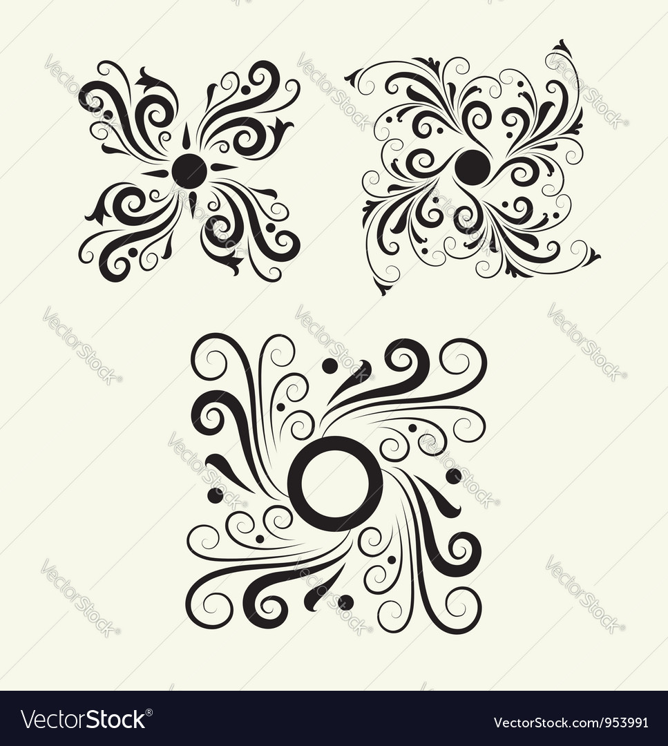 Elements 3 Royalty Free Vector Image - VectorStock