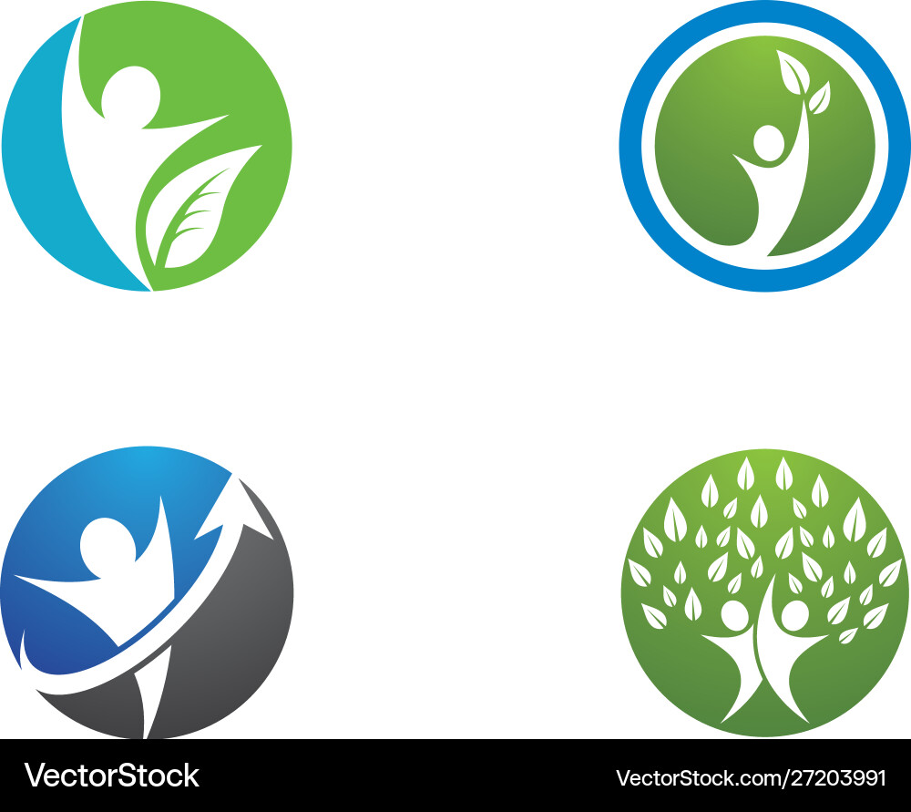 Human health symbol icon Royalty Free Vector Image