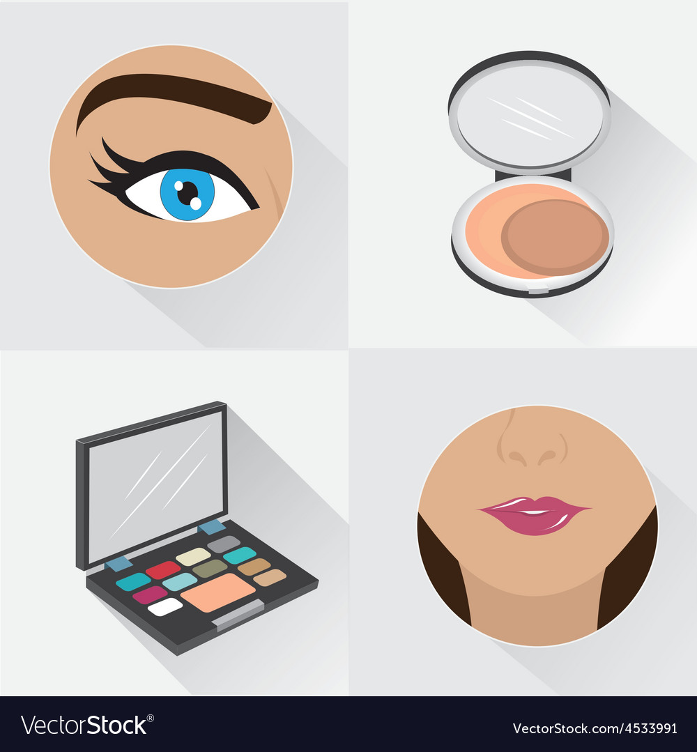 Make up design Royalty Free Vector Image - VectorStock