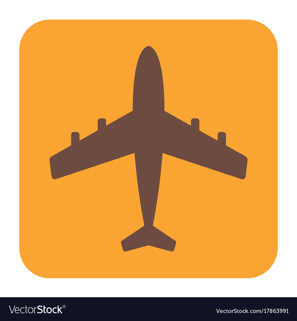 Plane icon simple Royalty Free Vector Image - VectorStock