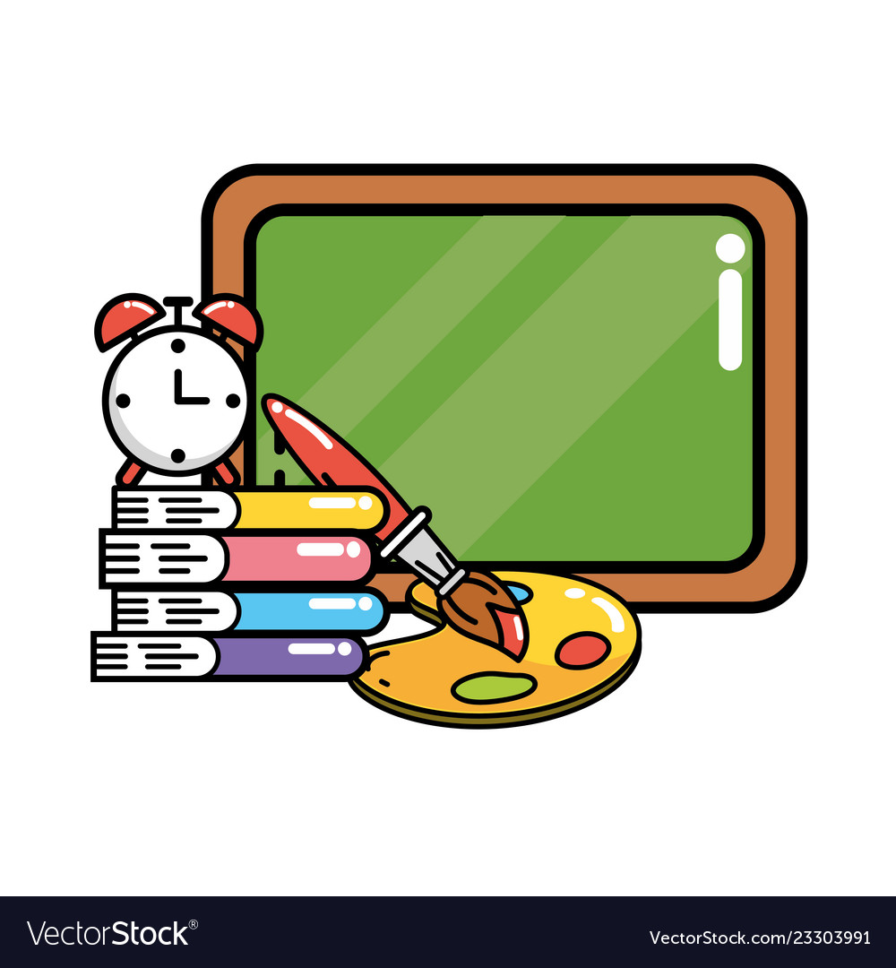 Study element cartoon Royalty Free Vector Image