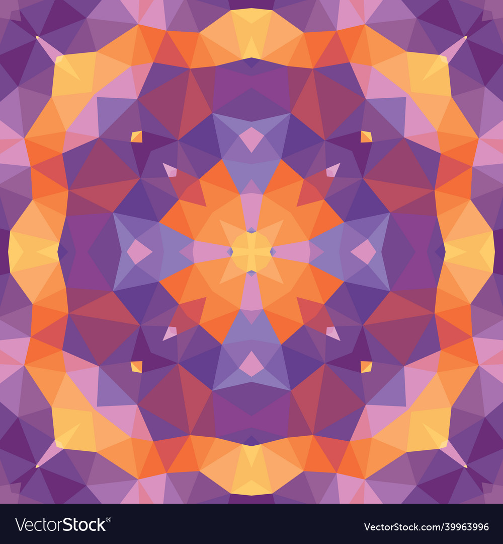 Abstract geometric background seamless pattern Vector Image
