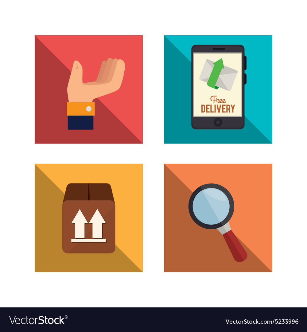 Delivery design Royalty Free Vector Image - VectorStock