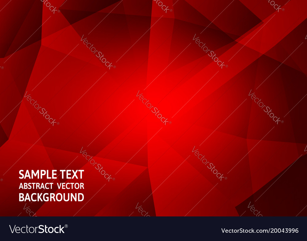 Red color polygon abstract background technology Vector Image Red color polygon abstract background technology Vector Image