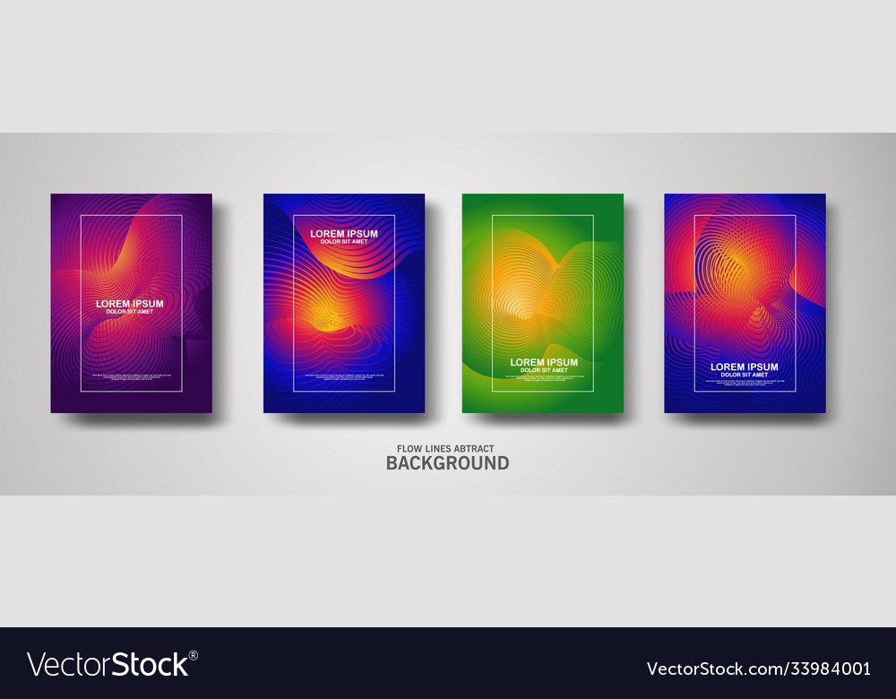 Abstract flow lines pattern background Royalty Free Vector