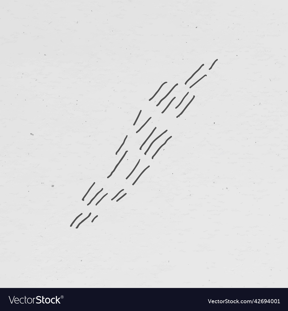 Hand drawn scribble dashed lines design element Vector Image