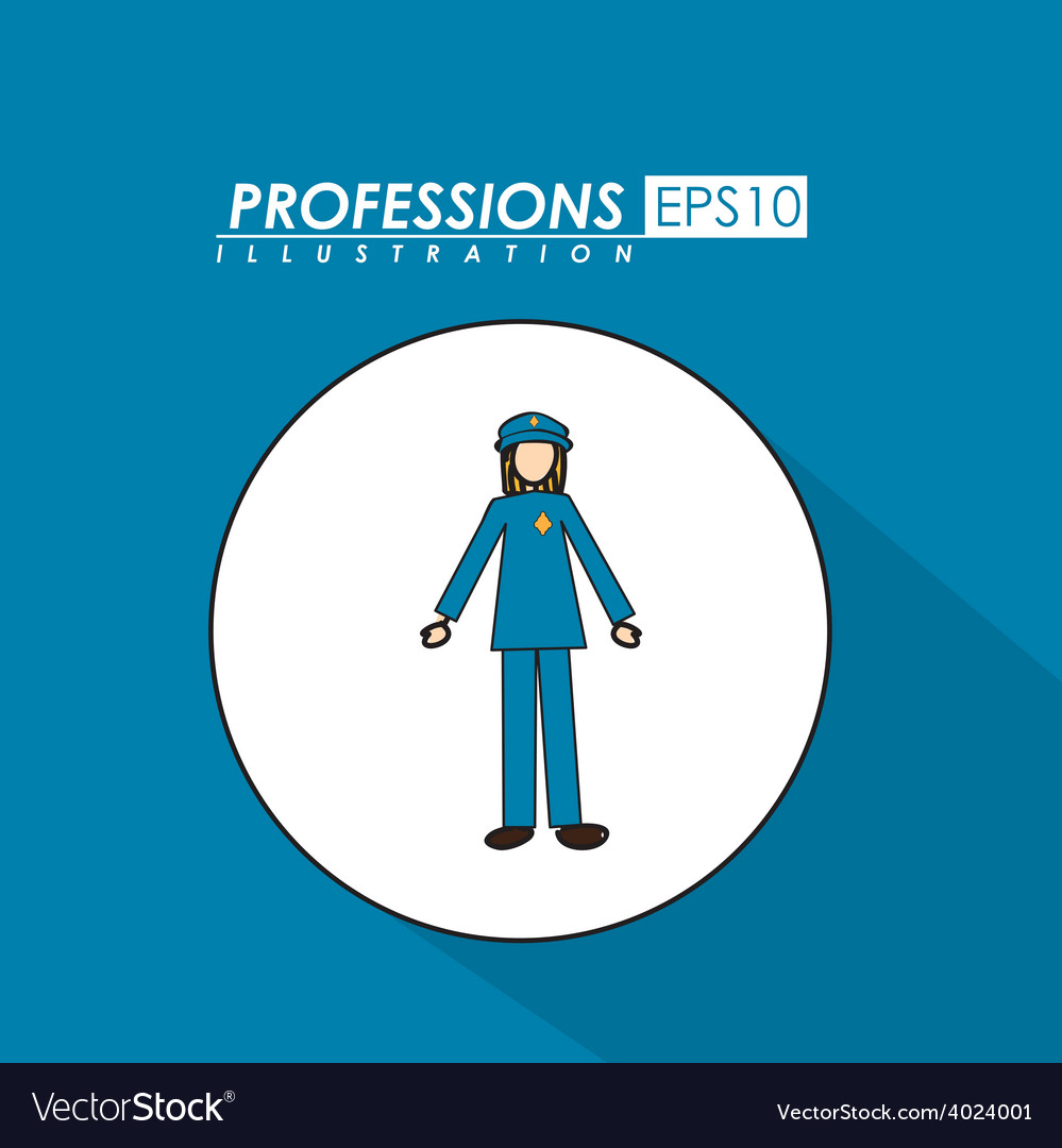 Profession design Royalty Free Vector Image - VectorStock
