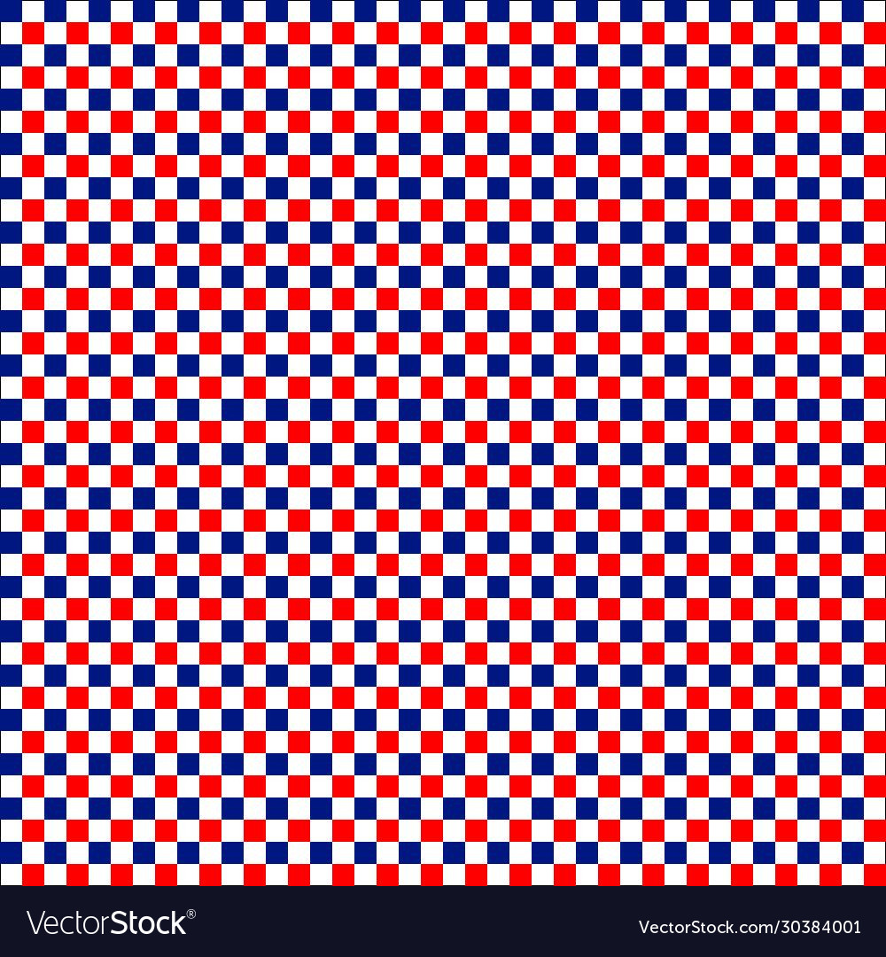 Seamless pattern square red blue Royalty Free Vector Image