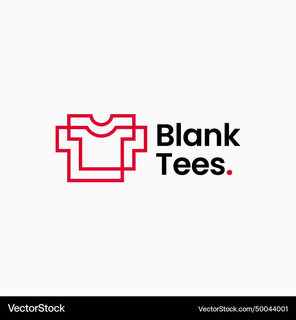 Tee tshirt apparel clothing logo icon Royalty Free Vector