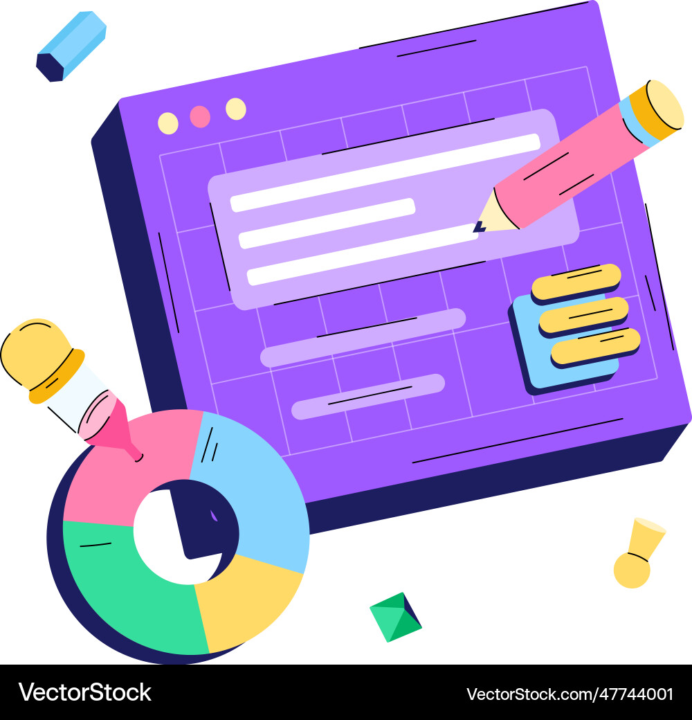 Website designing Royalty Free Vector Image - VectorStock