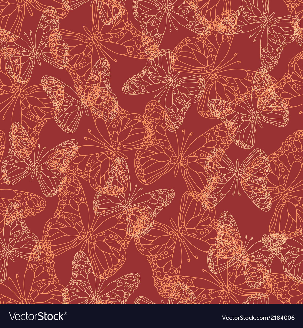 Butterfly pattern Royalty Free Vector Image - VectorStock