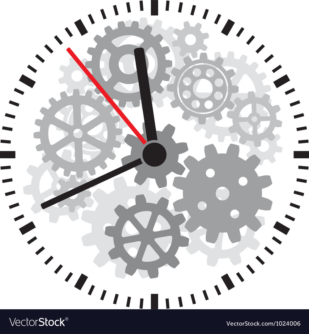 Clock Royalty Free Vector Image - VectorStock