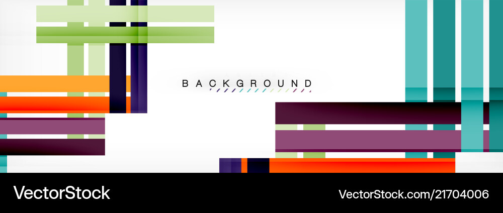 Color stripes and lines geometric abstract Vector Image