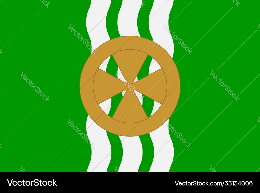 Flag county limerick in munster ireland Royalty Free Vector