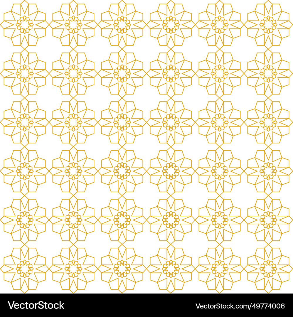 Luxury gold ornamental pattern Royalty Free Vector Image