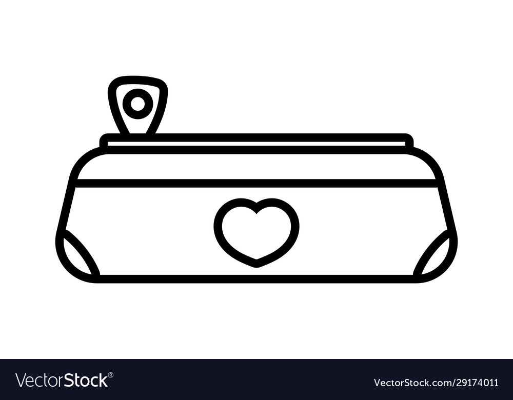 Back to school education pencil case accessory Vector Image