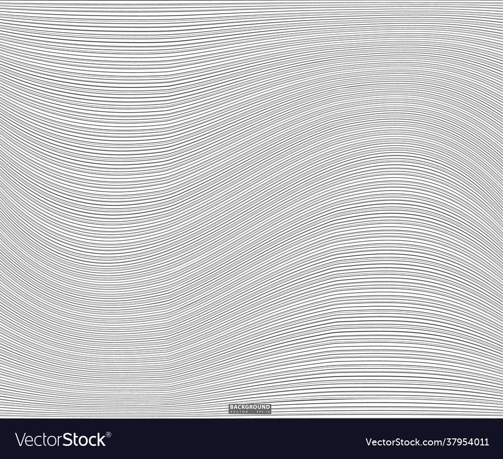 Wave lines pattern abstract background - simple Vector Image