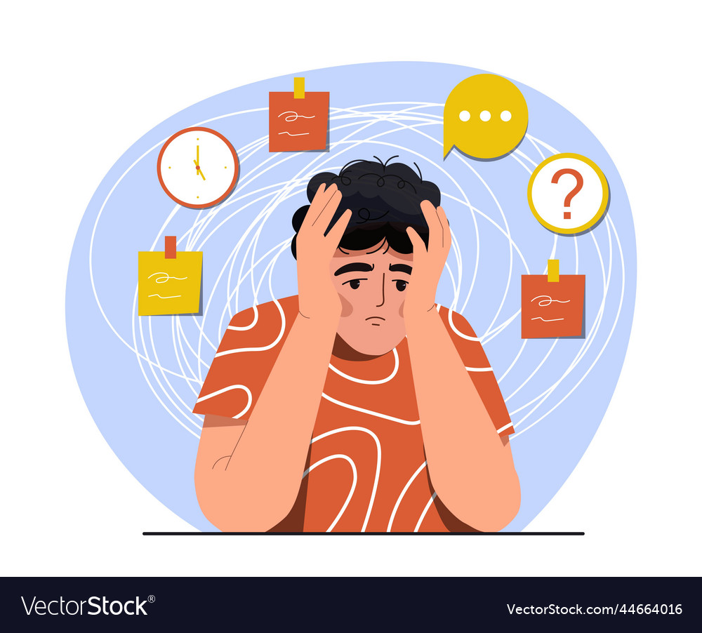Circle of disappointment Royalty Free Vector Image