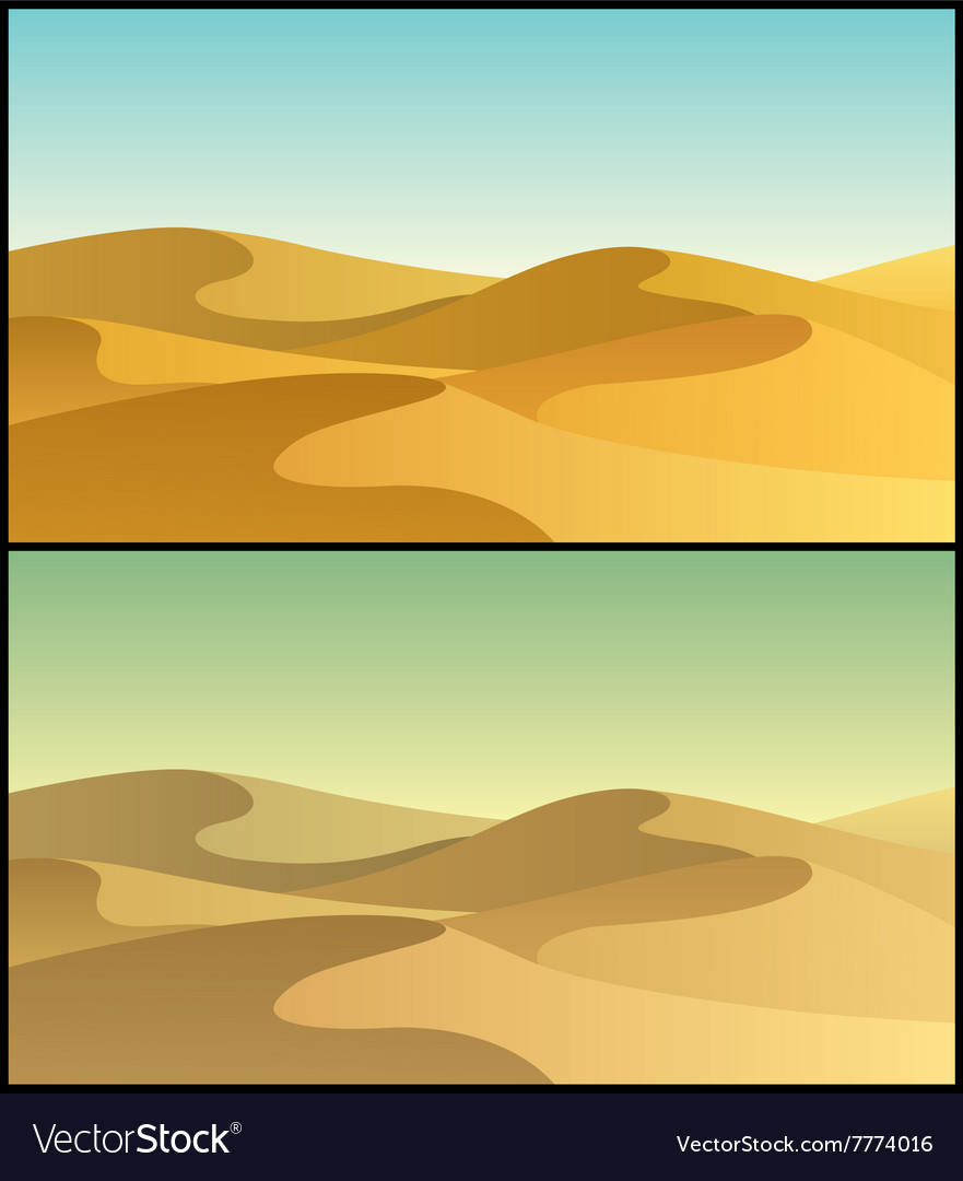 Desert 3 Royalty Free Vector Image - VectorStock