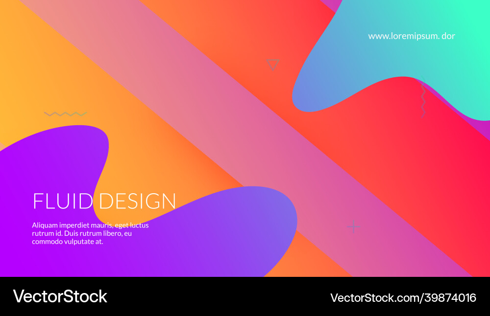 Neon shape geometric pattern creative wallpaper Vector Image