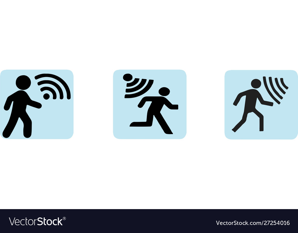 Sensor tool icon on white background Royalty Free Vector