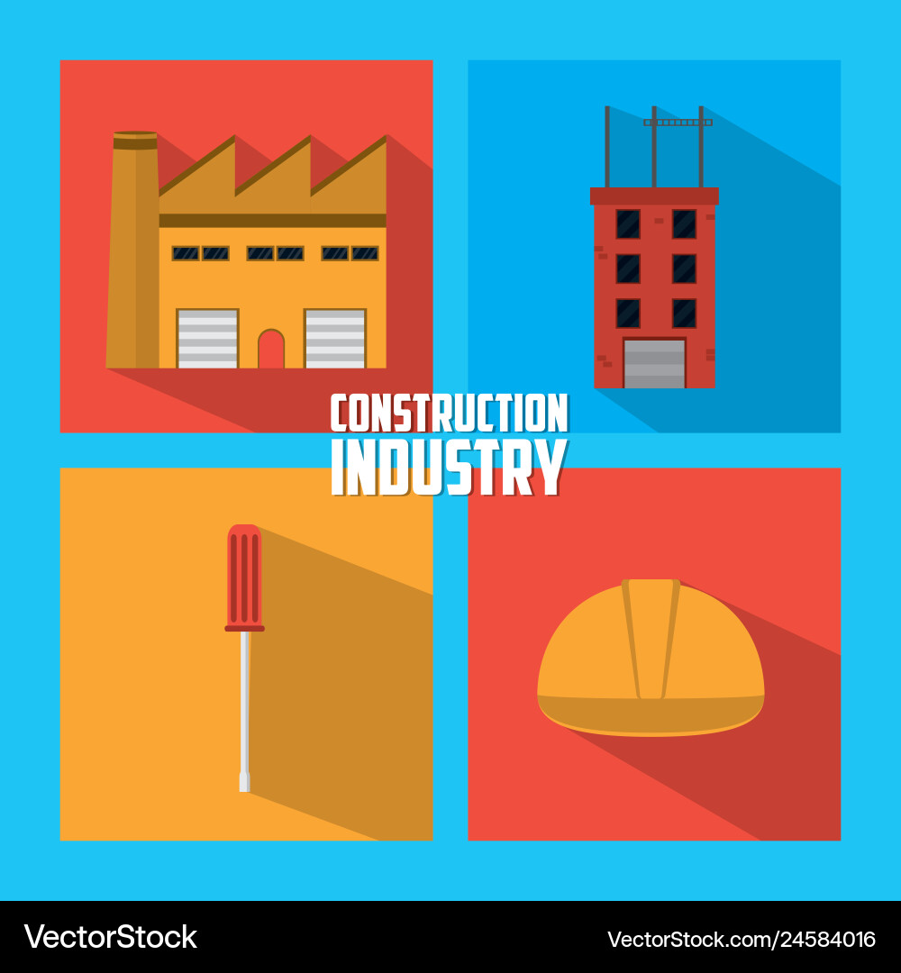 Set of construction icons Royalty Free Vector Image