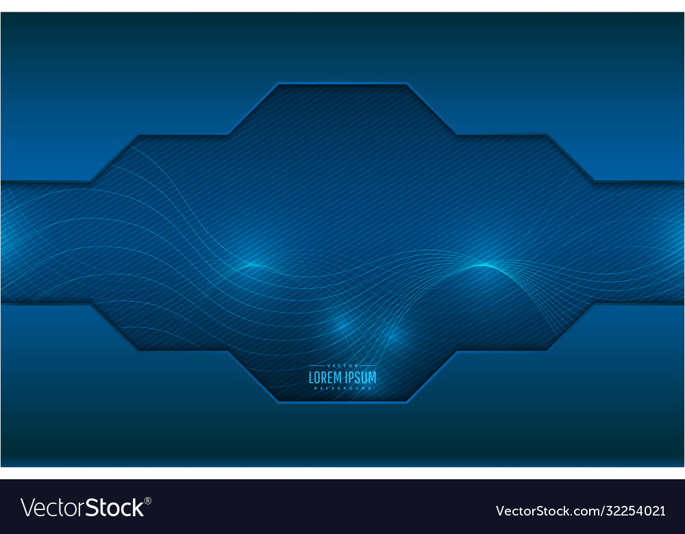 Blue technology background Royalty Free Vector Image
