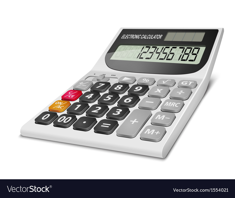 Calculator Royalty Free Vector Image - VectorStock
