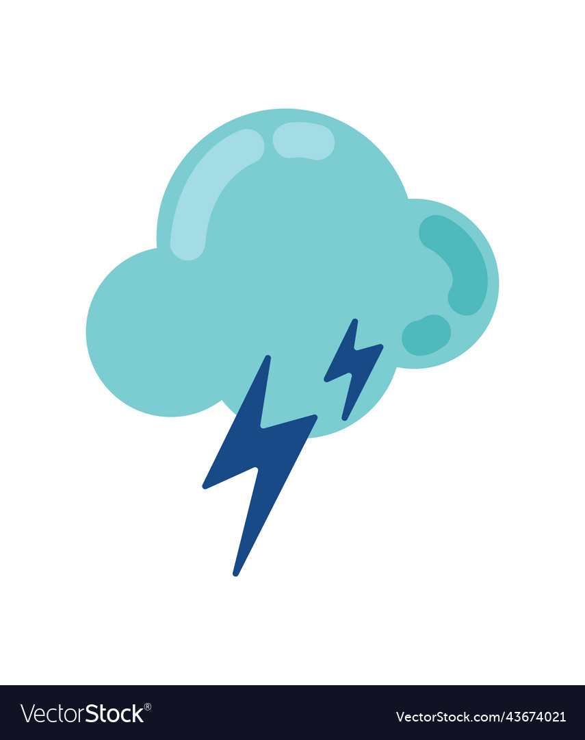 Cloud storm icon Royalty Free Vector Image - VectorStock