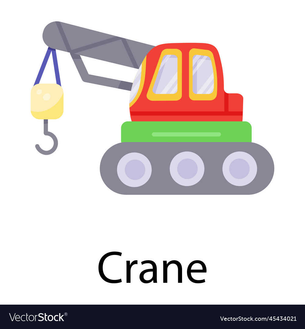 Crane Royalty Free Vector Image - VectorStock