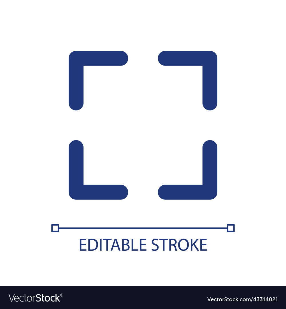 Full screen pixel perfect rgb color ui icon Vector Image