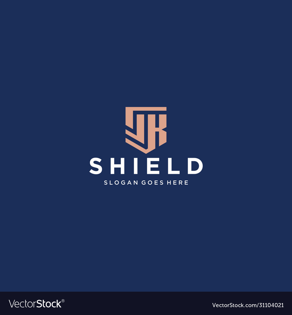 Sk shield logo Royalty Free Vector Image - VectorStock