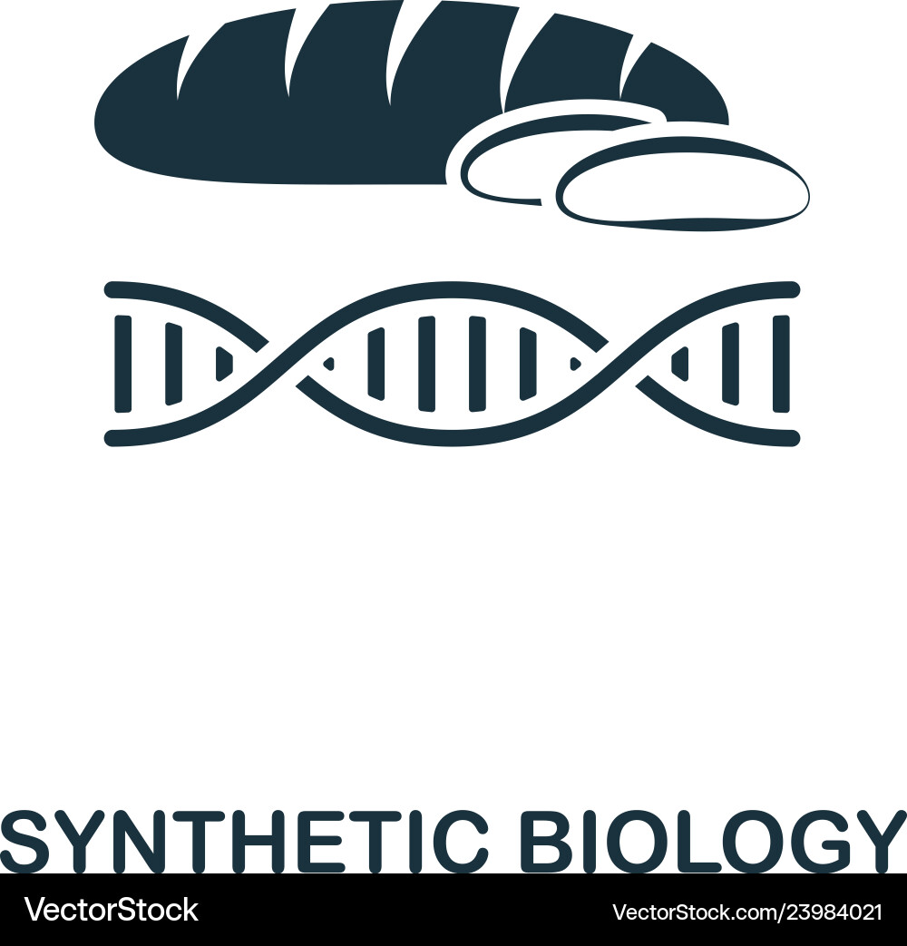 Synthetic biology icon premium style design from Vector Image