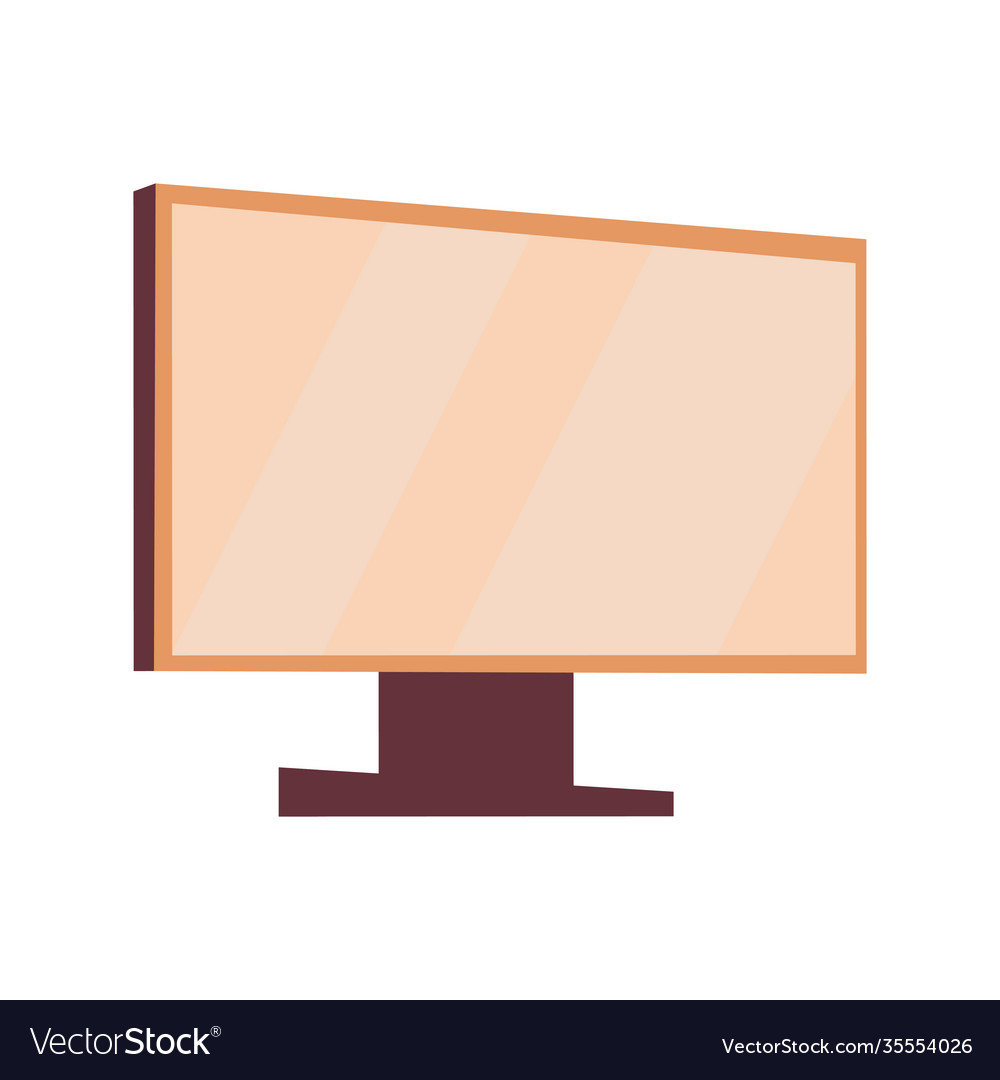Computer monitor Royalty Free Vector Image - VectorStock