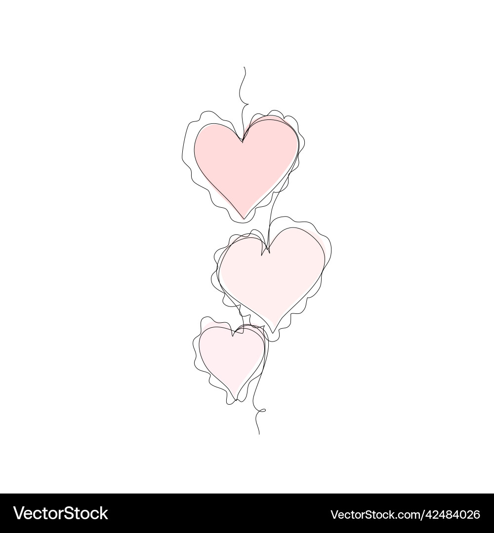 Line art editable composition with marvellous Vector Image