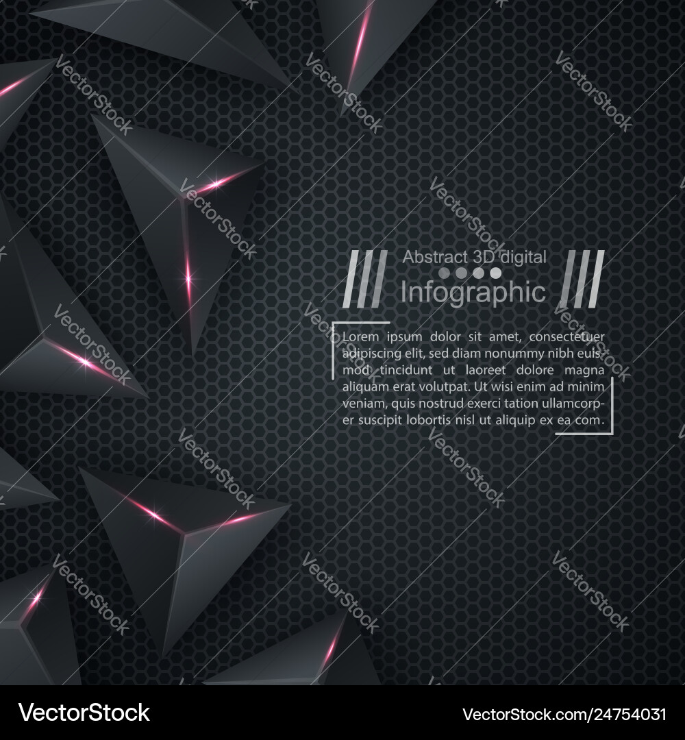 Business paper template - origami background Vector Image